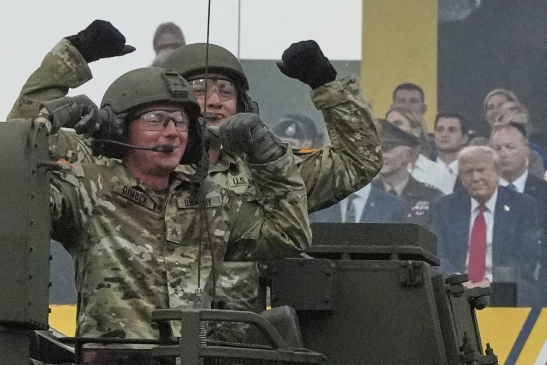 The Army turns 250. Trump turns 79. Cue funnel cakes, festive bling ...